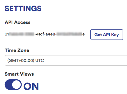 include this guid with each api request to authenticate into